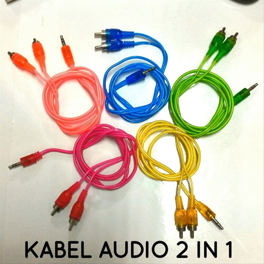 KABEL AUDIO 2 IN 1 PANJANG 1 METER